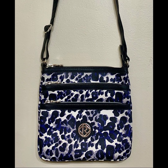 Relic | Bags | Relic Electric Blue Cheetah Crossbody Purse | Poshmark